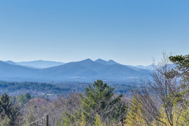 Rustic Elegance - Cozy Cabin - Hot Tub & View - Weaverville, NC