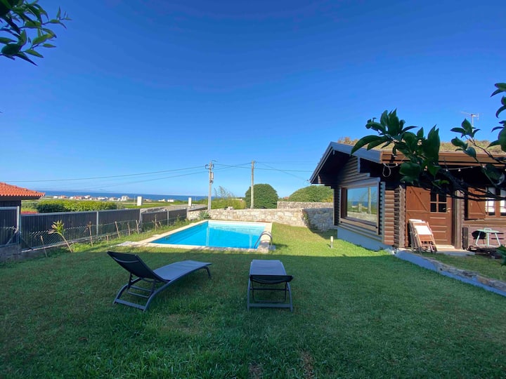 Encantadora Moradia T1, Com Piscina E Vista Mar - Afife