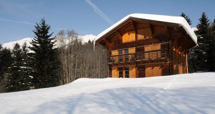 Holzchalet In Les Diablerets, 4 Schlafzimmer, 8 Personen, Ruhige, Herrliche Aussicht - Les Diablerets