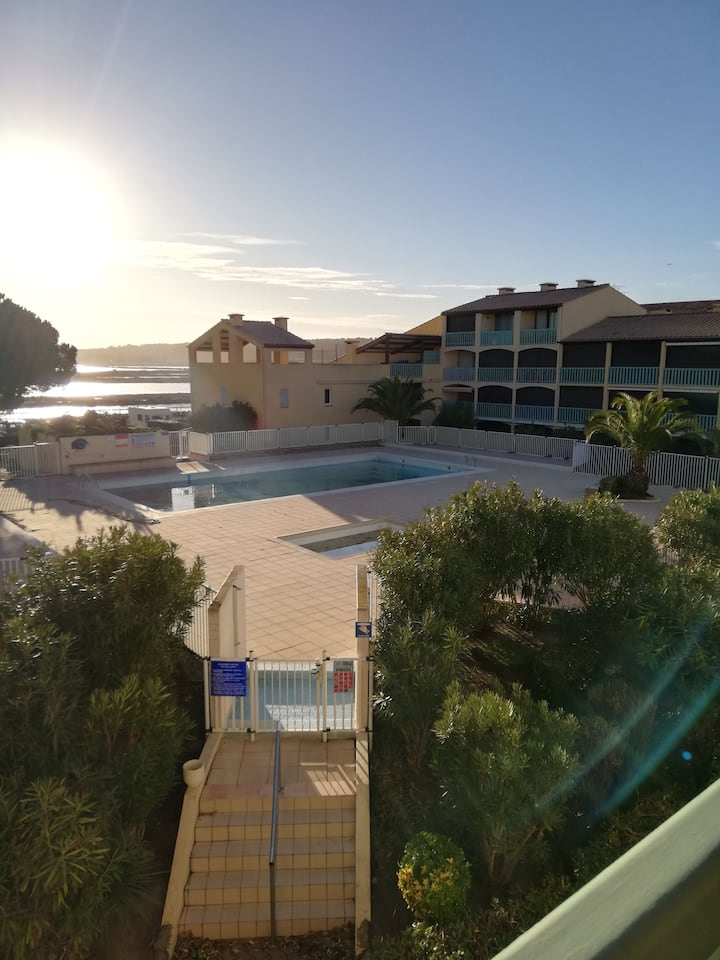 Studio Climatisé 2 Personnes - Gruissan