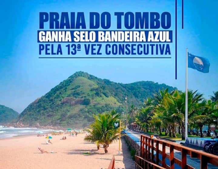 Apartamento  A 5 Min á Pé Da Praia Do Tombo - Guarujá