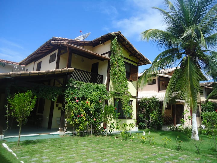 Linda Casa Na Praia De Taperapuan! - Porto Seguro