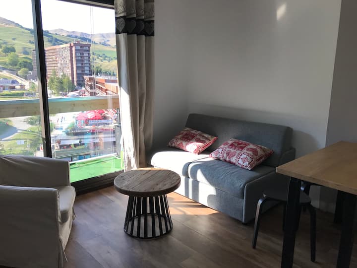 Charmant Appart Vue  Pistes Et Front De Neige - Fontcouverte-la-Toussuire