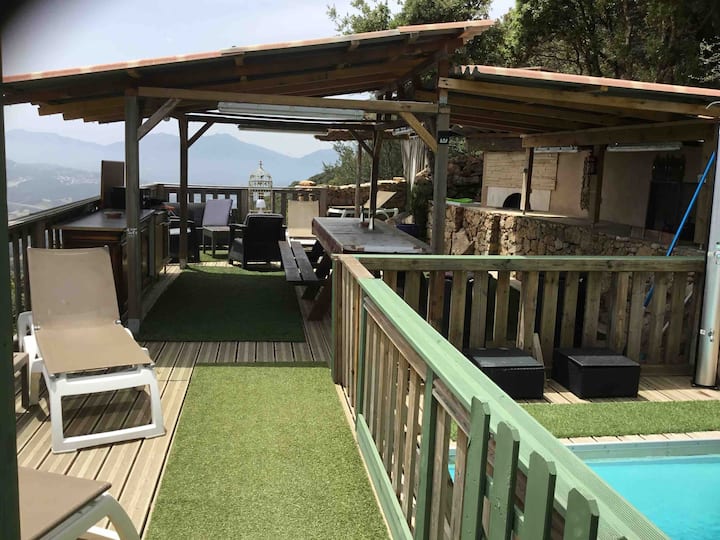Chalet Stella  80m2 Terrasse Avec Vue Panoramique - Corsica
