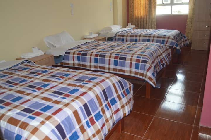 Habitación Privada Triple - Nativo Hostel 6 - Huaraz