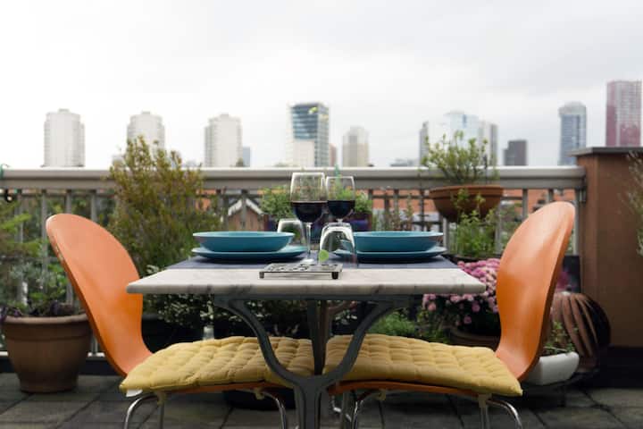 Room And Roof Terrace With A Stunning Skyline-view - Rotterdam