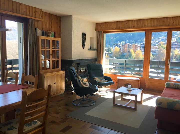 3 Pièces, Coeur De La Station, Piscine Et Parking. - Nendaz