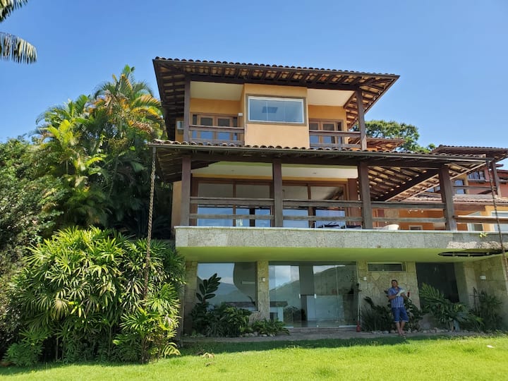 Casa Incrível Com Vista Para O Mar Em Portogalo - Angra dos Reis