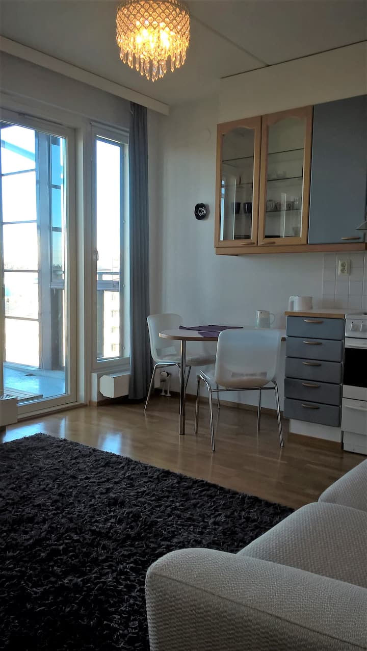 Studio With A Beautiful View, A Big Balcony& Sauna - Helsinki
