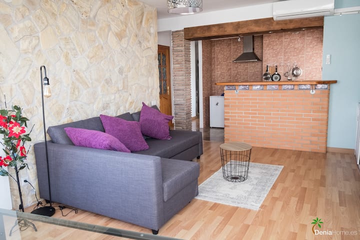 Precioso Apartamento En Denia 200 Metros De La Playa, Vista  Mar Y  Montaña - Ondara