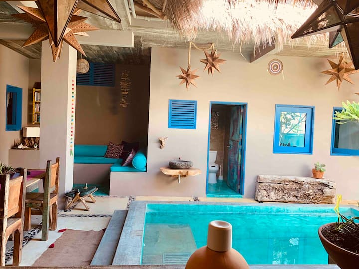 Linda Casa En Punta De Mita! 2 Cuadras De La Playa - Punta Mita