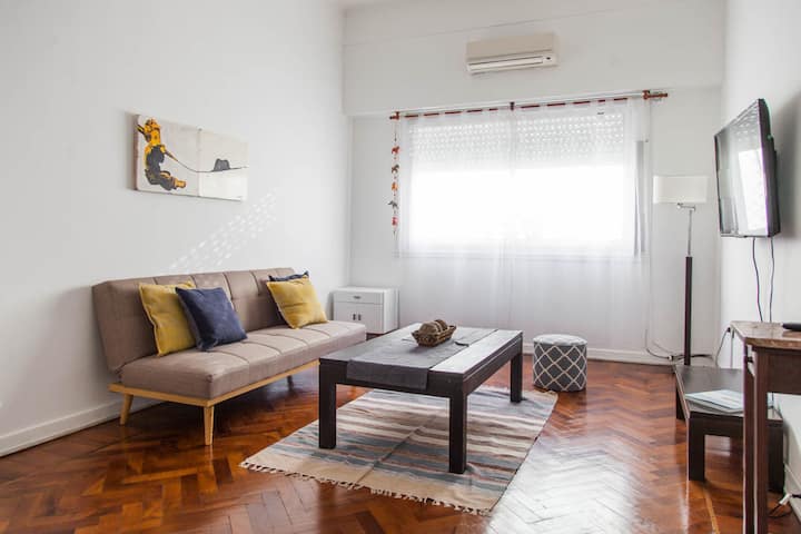Congreso/spacious 90m2 Apt 2 Bed 1 Bath &Toilette - Argentina