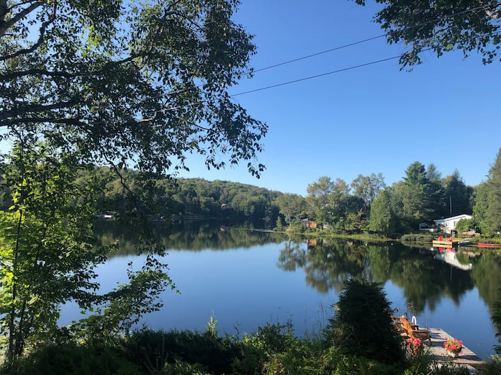 Tremblant Lakefront Chic Log Chalet - 10 People - Mont-Tremblant