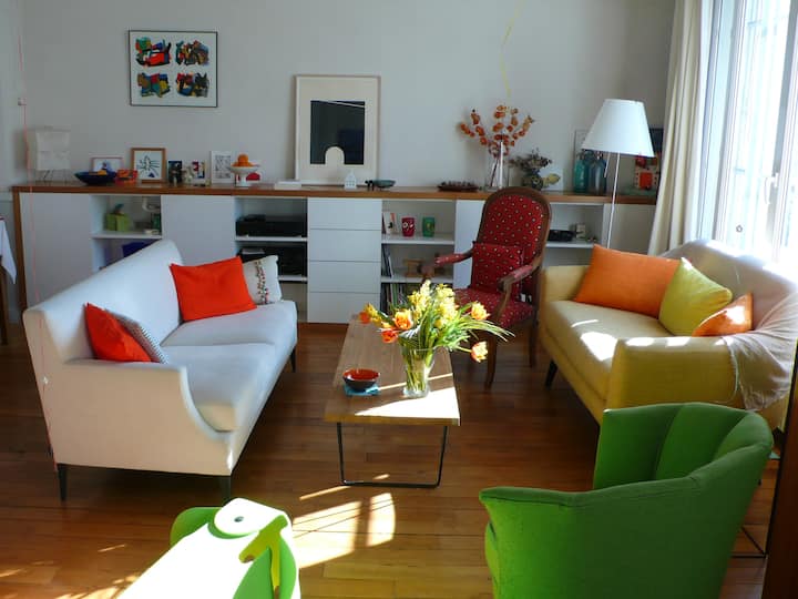 Butte Aux Cailles Chambre Sur Jardins (Sdb Privée) - Parigi