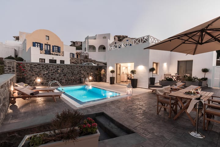 Villa Private Pool  Old Town Akrotiri & Castle - Santorin