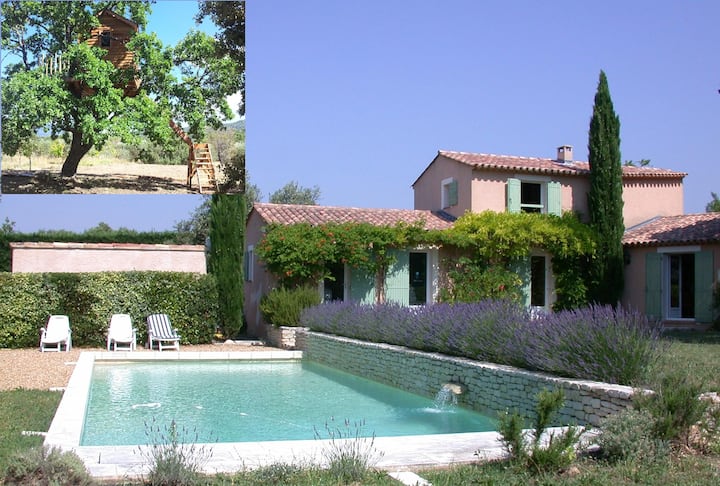 Villa 10 Pers Plus 2 Perchés Dans Un Arbre - Saint-Saturnin-lès-Apt