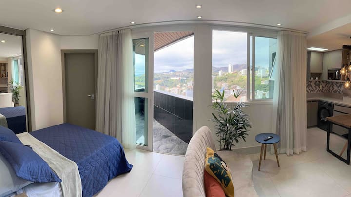 Flat1403 D  Luxo Varanda Privativa/garagem/piscina - Belo Horizonte