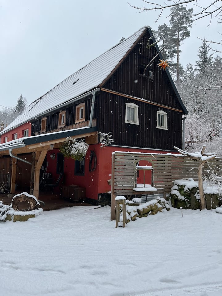 **Ferienwohnung An Der Schönen Bahra ** - Rosenthal-Bielatal