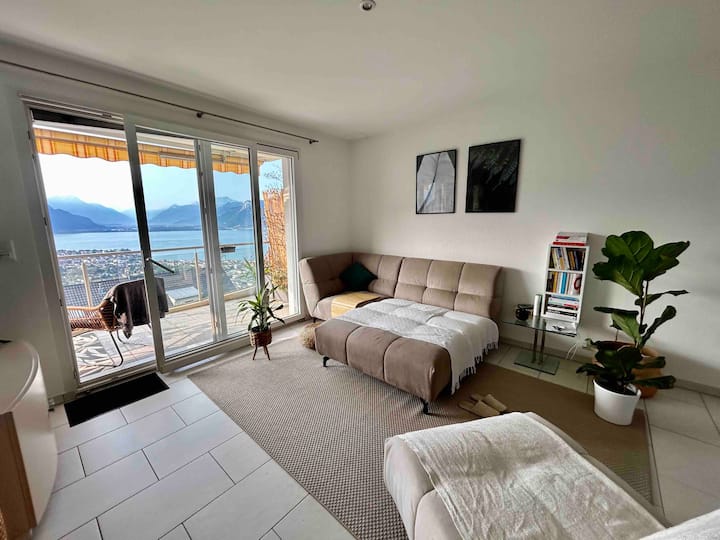 King Suite —Vue Panoramique Montagnes & Lac - Vevey