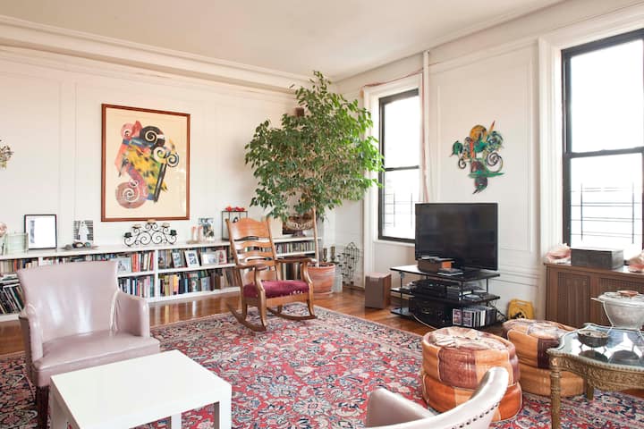 Bright Room With A Great River View - 紐約, NY