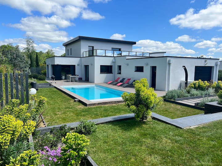 Villa Avec Piscine Entre Nantes Et La Baule - Sautron