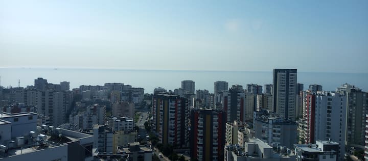 Mersinin En Yüksek Katlı Dairesinden Manzara Keyfi - Mersin