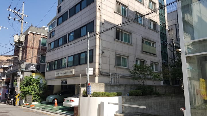 (Female 8 Dorm.) #2 Hongdae Happytree Guesthouse - Seoul