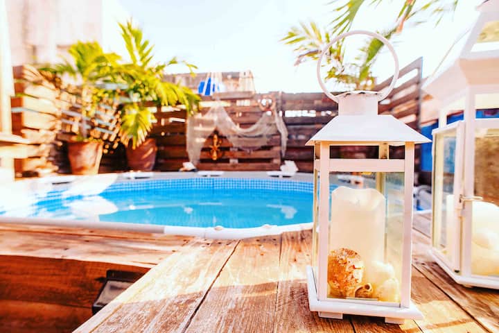 Terrasse, Piscine Et Générateur, Vieille Havane - La Havane