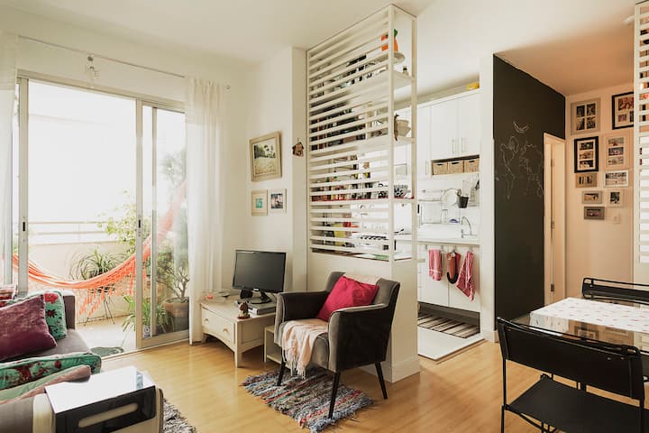 Nice Area/cozy Flat/ Building Rooftop Pool - São Paulo