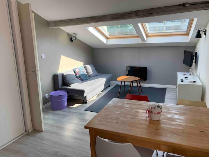 T2 4 Personnes Centre - Quartier Calme Des Chalets - Toulouse