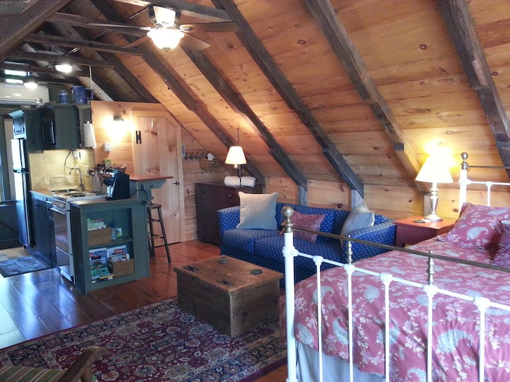 Rustic Barn Studio Apartment - Cabins for Rent in Canaan, New York ...