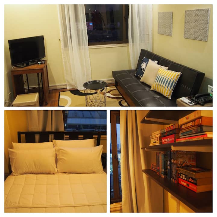 Cozy, Book-filled 41sqm 1br In Eastwood, Qc - Kuba