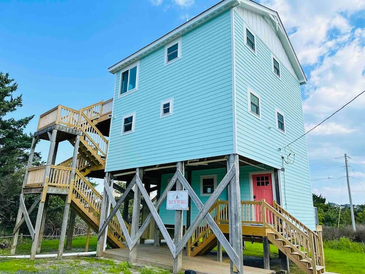 Hole In The Wall- Sound Side With Hot Tub! - Outer Banks