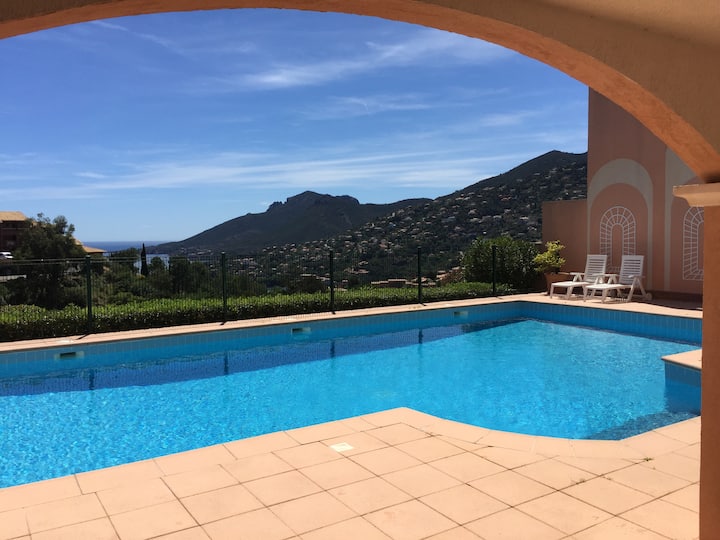 Suncoast*terrasses Estérel*vue Mer*piscine*miramar - Théoule-sur-Mer