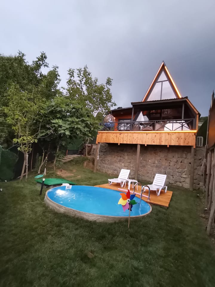 Sapanca Passion Bungalov Doğada Göl Manzaralı Ev - Sapanca