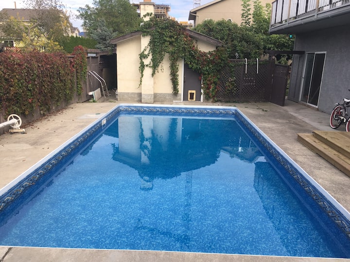 Large Lower Mission Pool Home - Kelowna