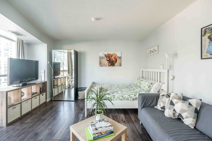 Clean & Comfortable Studio Downtown Toronto - Scotiabank Arena