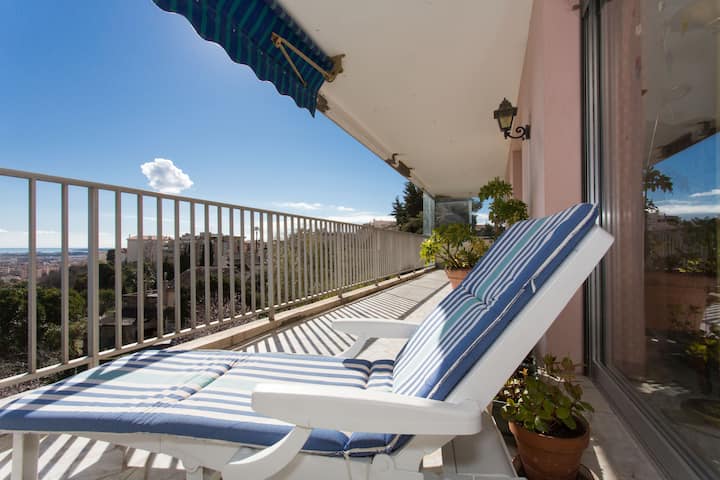 Superbe 4 Pièces/piscine Et Terrasse Vue Mer/95m2 - Cannes