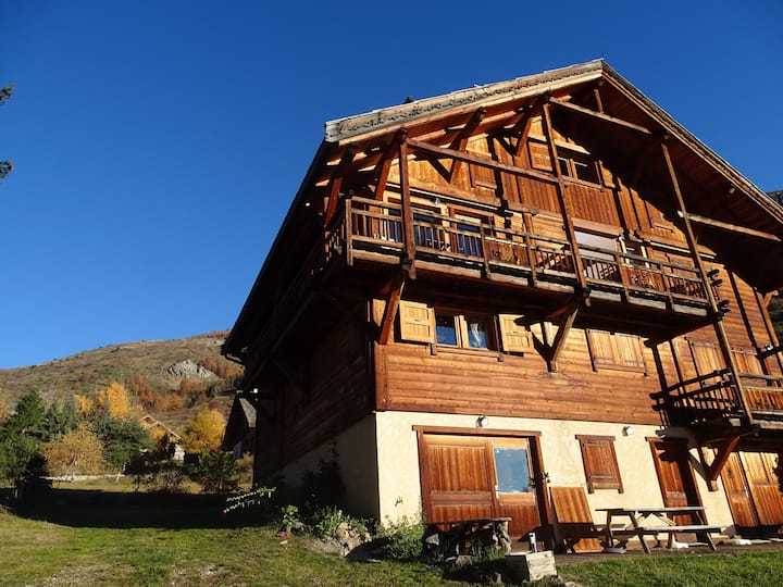 Appartement Dans Chalet Prive Avec Vue Magnifique - Le Monêtier-les-Bains
