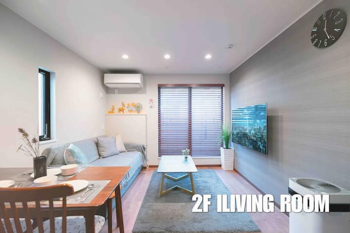 新宿中心高级稀有别墅Jr新大久保徒歩3分钟精心设计98平米4ldk两套衛浴露台夜景免费携带wi-fi - 澀谷區