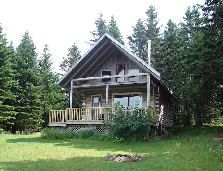 Secluded Log Chalet In A Wilderness Setting - Cape Breton Island