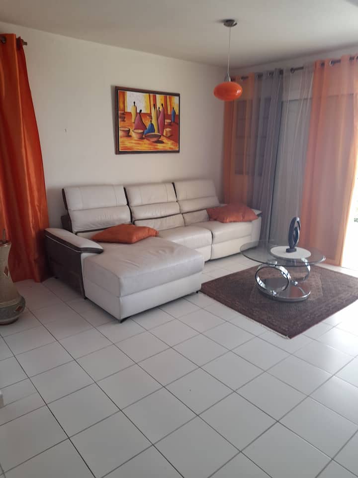 Beau T2 Spacieux Clim Et Parking Avec Vue Sur Mer. - Martinique