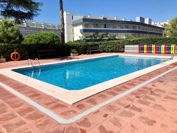 Precioso Apartamento Con 2 Piscinas, Playa Fenals - Lloret de Mar