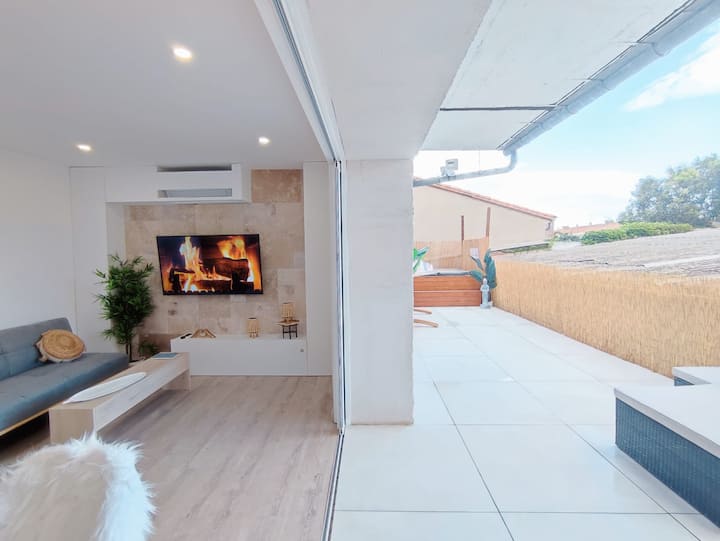 ÉVasion à 2 Km De La Mer – Spa, Hammam & Clim ! - Argelès-sur-Mer