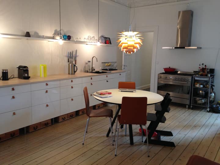 Large Apartment In Trendy Vesterbro - Copenhague