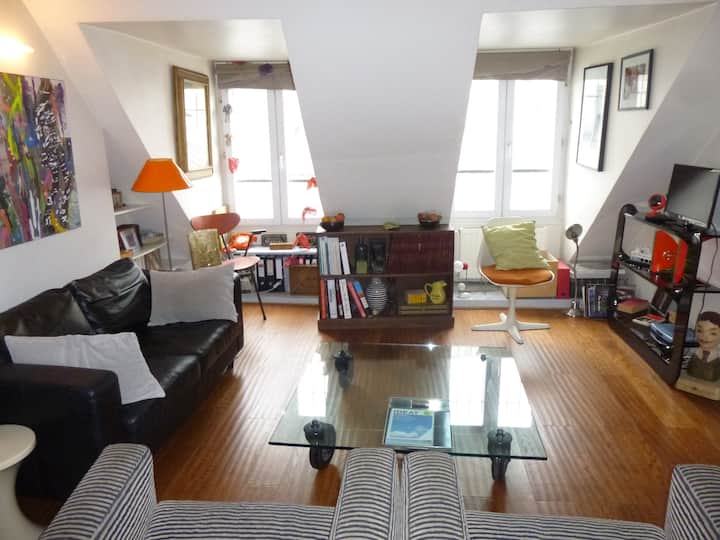 Paris Centre Appartement De Charme,sous Les Toits - Châtelet - Les Halles - Paris