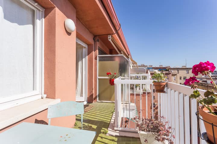 Sunny&cozy Bright Attic With Terrace/ Eco Lofting - Barcelone