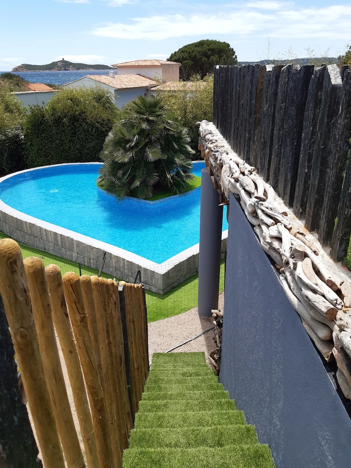 Villa à 80 M De La Plage Avec Piscine Privée - Corsica