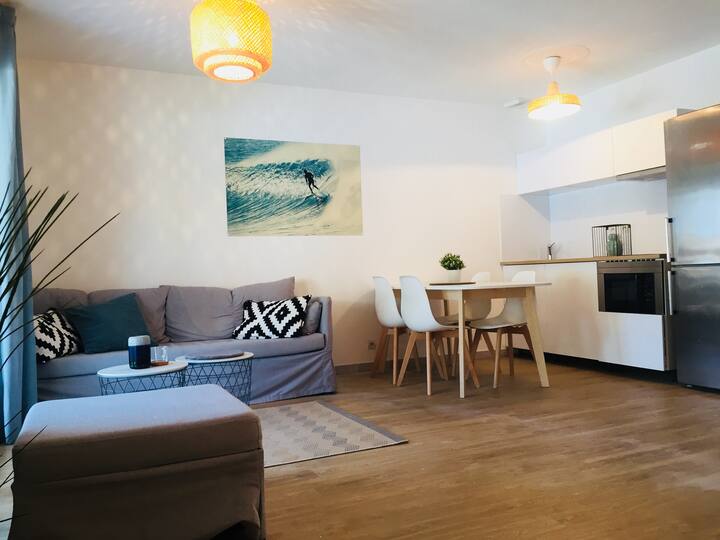 Superbe Appartement Avec Piscine ,300m De La Plage - Moliets-et-Maa