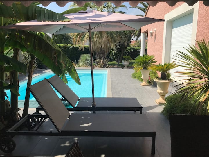 Studio Avec Piscine Jardin Et Terrasse - Bouzigues